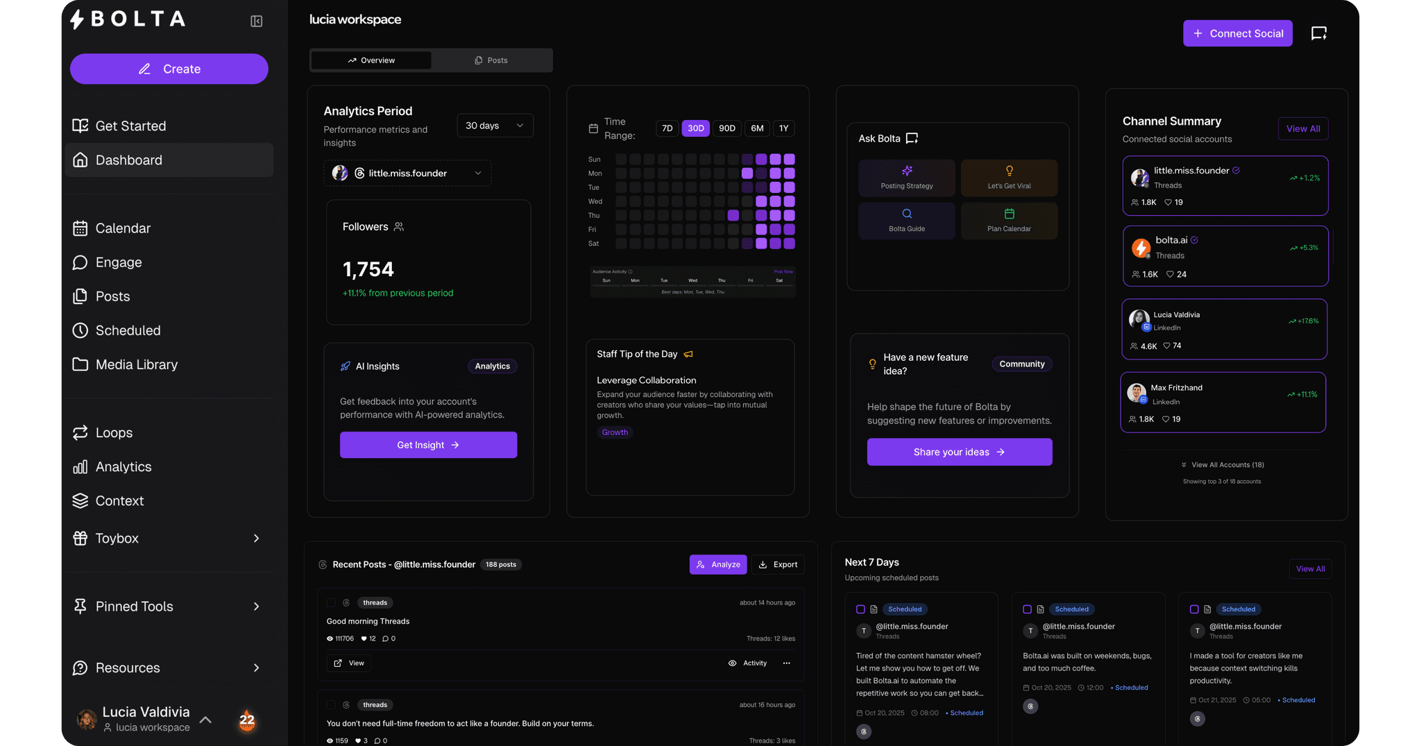 Bolta All In One Ai Powered Social Media Marketing Platform